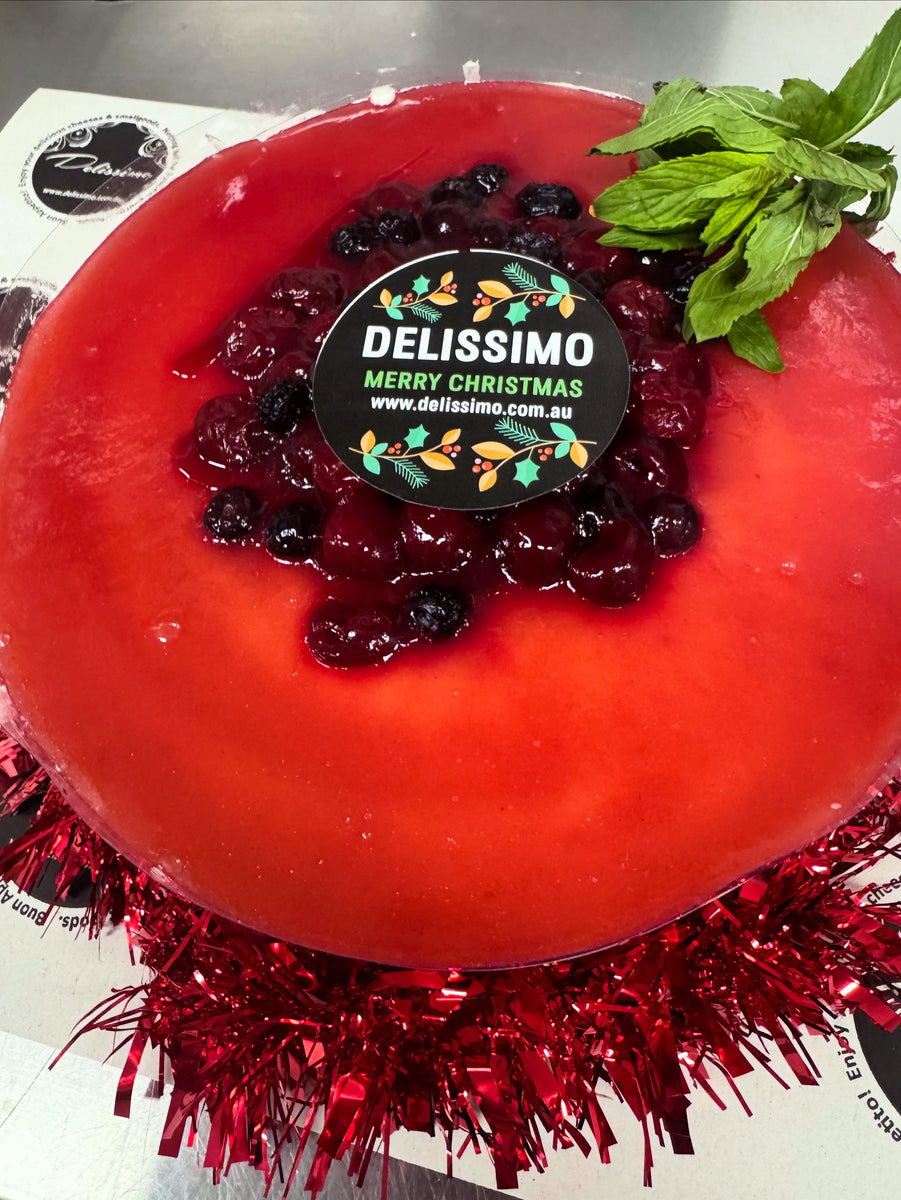 12" CHERRY CHEESECAKE – DELISSIMO