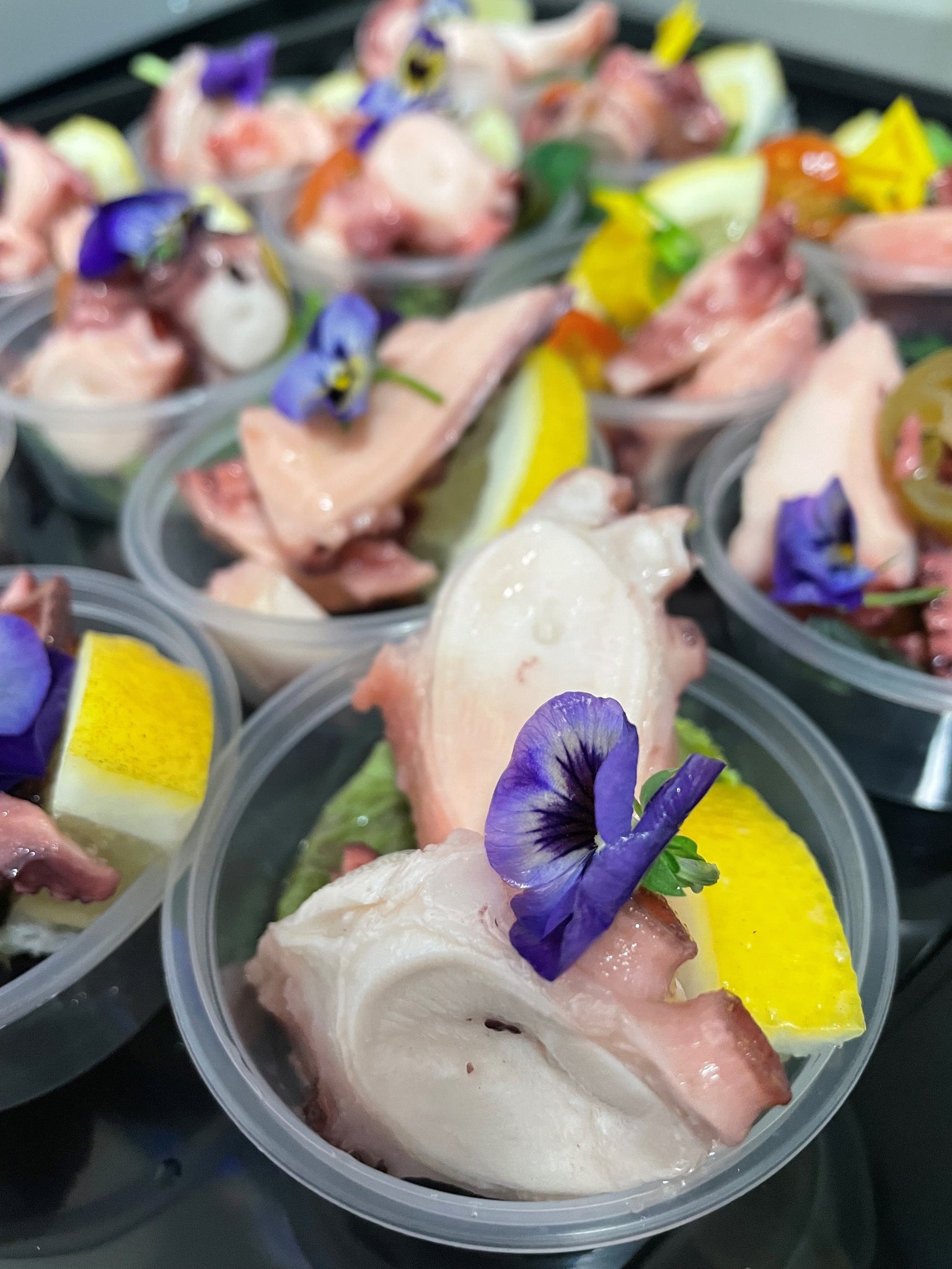 Octopus Canapé Guernsey | Octopus Guernsey Menu – DTWNIR